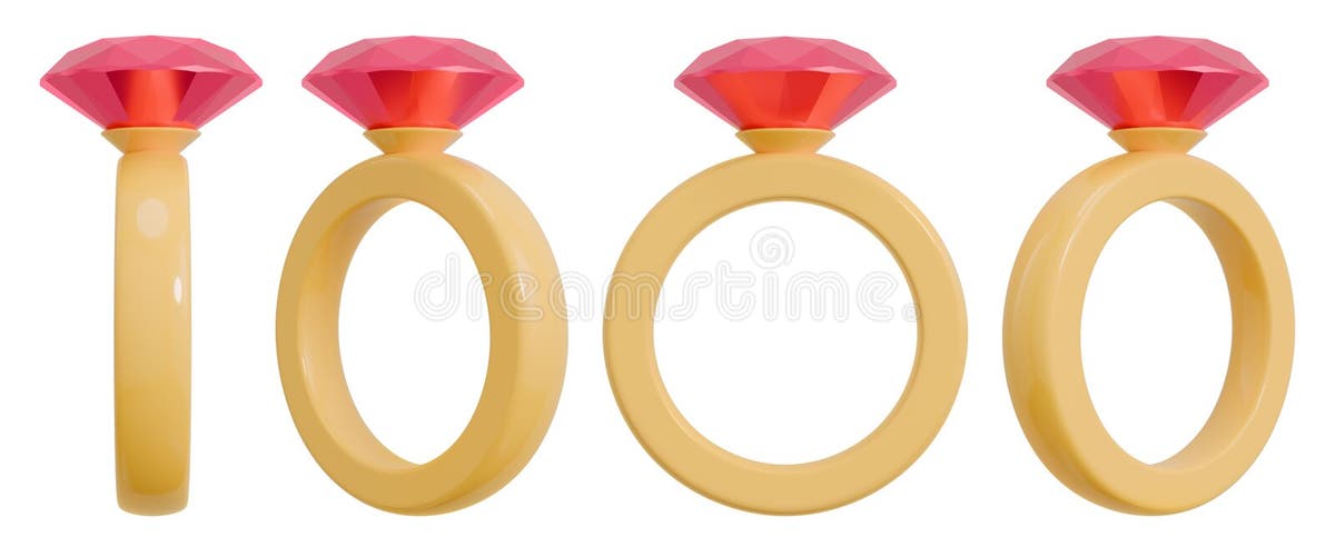 Ruby Wedding Anniversary Stock Illustrations – 763 Ruby Wedding ...