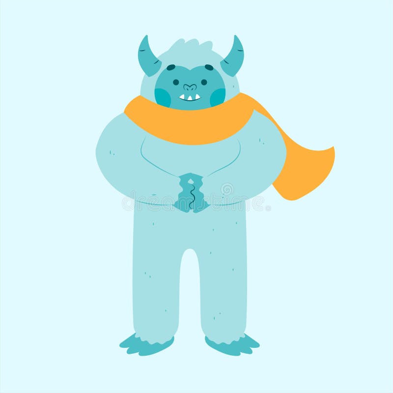 Abominable Snowman Cartoon Stock Illustrations – 237 Abominable Snowman ...