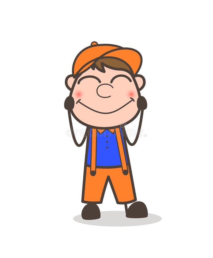 Cartoon Young Boy Blushing Face Stock Illustration - Illustration of ...