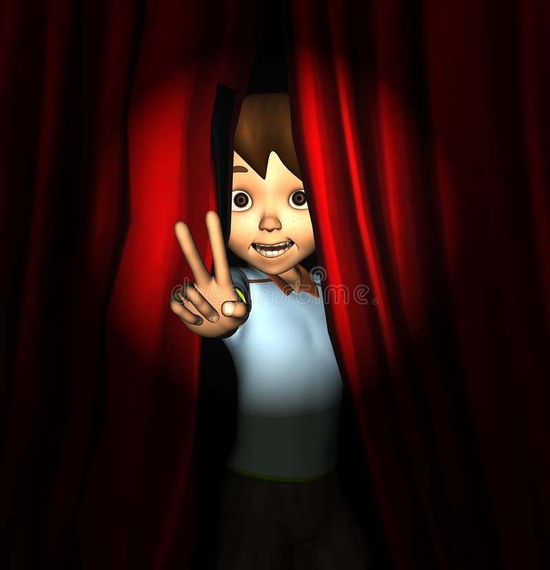 Child debut performance stock illustration. Illustration of delight ...