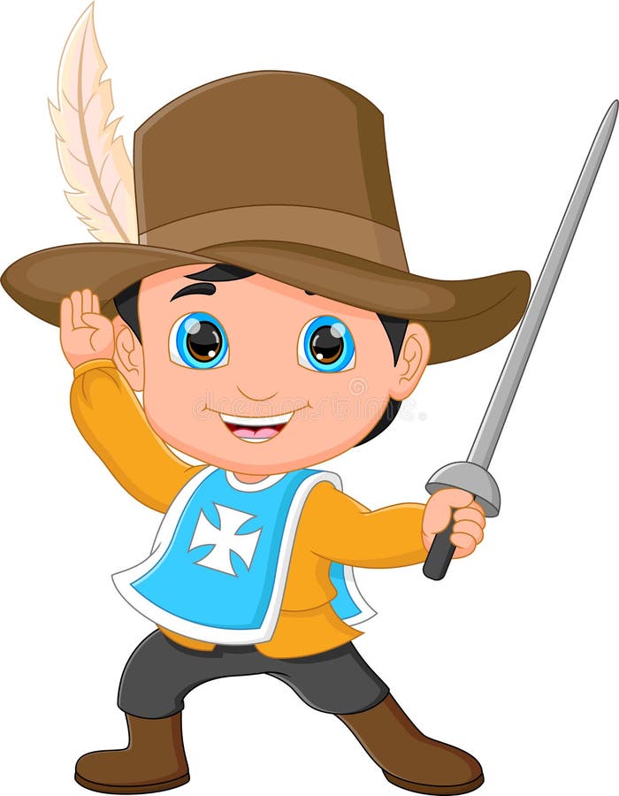 Musketeer Vector Cartoon Stock Illustrations – 145 Musketeer Vector ...