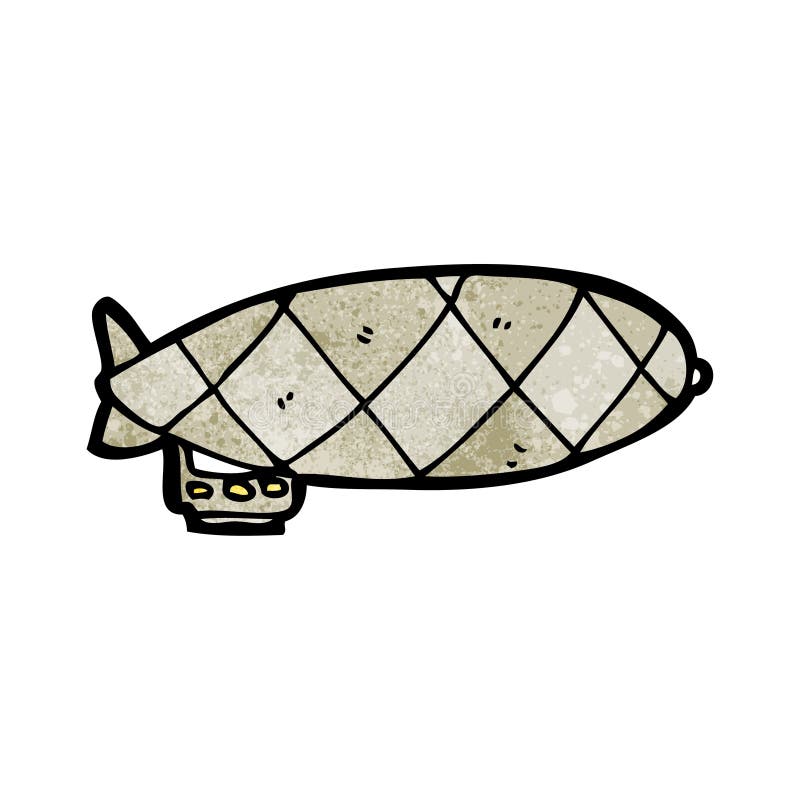 Cartoon Zeppelin stock vector. Illustration of airship - 29430700