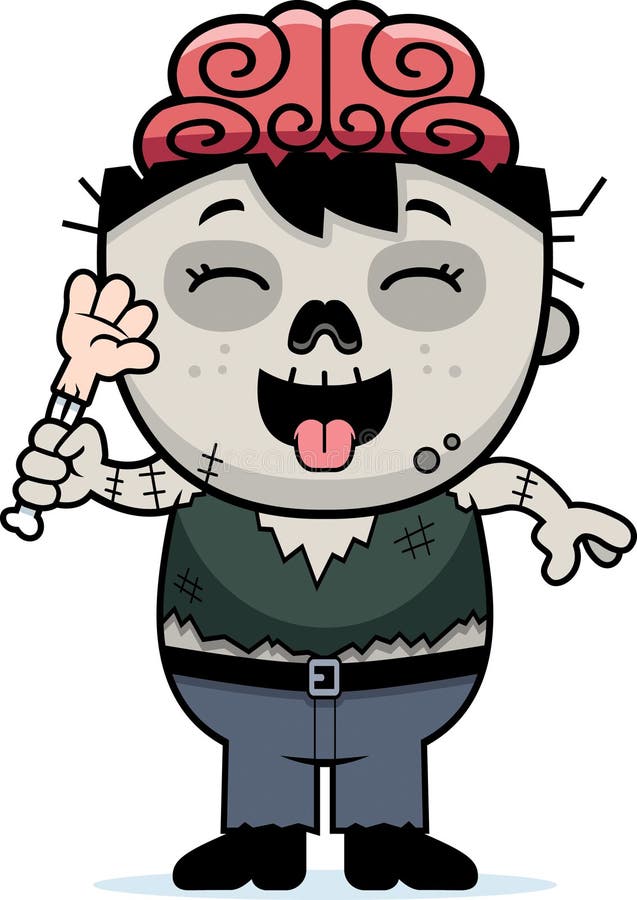 Cartoon Brain Eating Stock Illustrations – 228 Cartoon Brain Eating ...