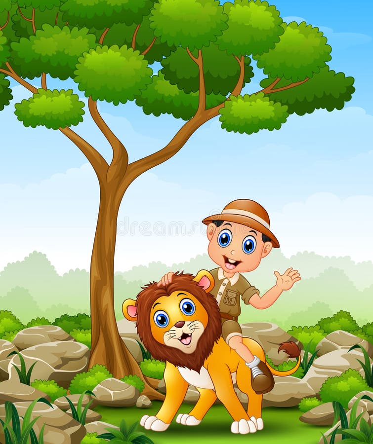 Zoo keeper stock illustration. Illustration of abstract - 23973787