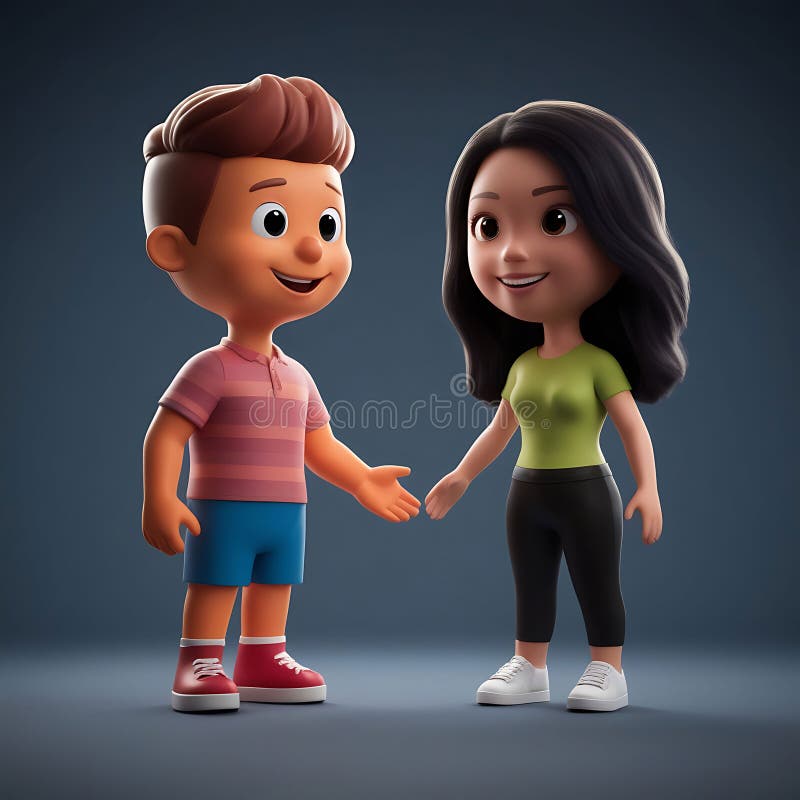 Cartoonish 2D Characters Interacting with Realistic 3D Human Figures ...