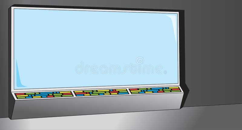 Cartoony Computer Screen stock vector. Illustration of keyboard - 14864944