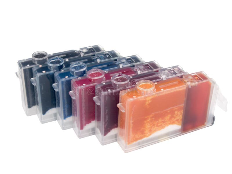 Cartouches d'encre photo stock. Image du cartouches, noir - 2750270