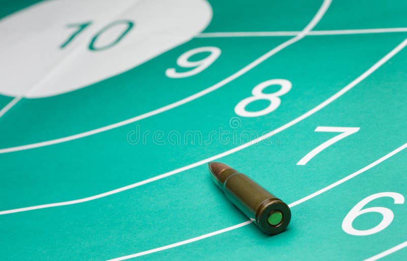 Cartridge and aim stock photo. Image of shot, macro, aiming - 14308228