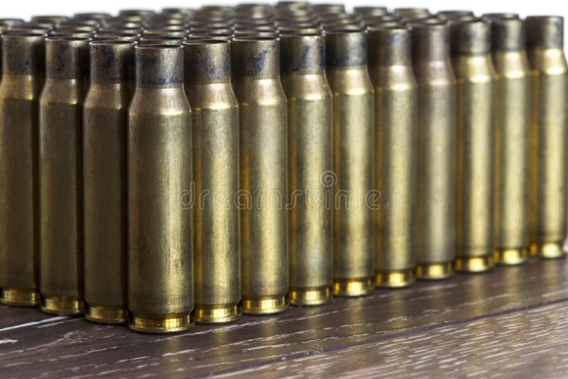 The cartridge cases stock image. Image of cartridge, scene - 73123695