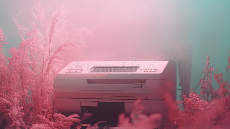 Cartridge fading printer stock illustration. Illustration of printer ...