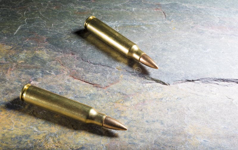 Assault rifle ammunition stock photo. Image of round - 112821166