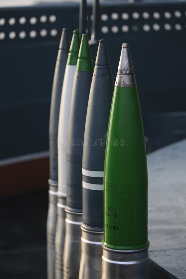 The Automatic Naval Cannon AK-130. Different Types of Cartridges in ...