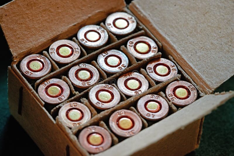Cartridges from the gun stock photo. Image of equipment - 42629656