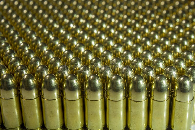 The Fired Bullet Stands in Front of the Bullets Editorial Image - Image ...