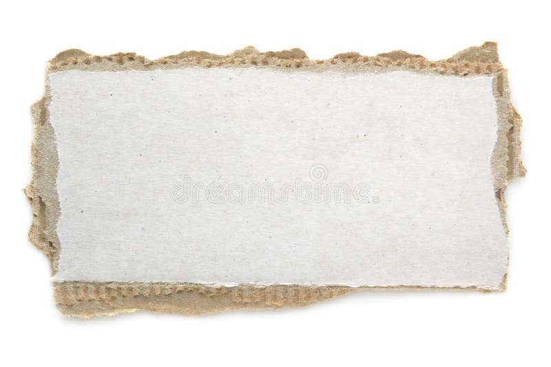 Tarjeta De Cartón En Blanco Rota Imagen de archivo - Imagen de mensaje ...