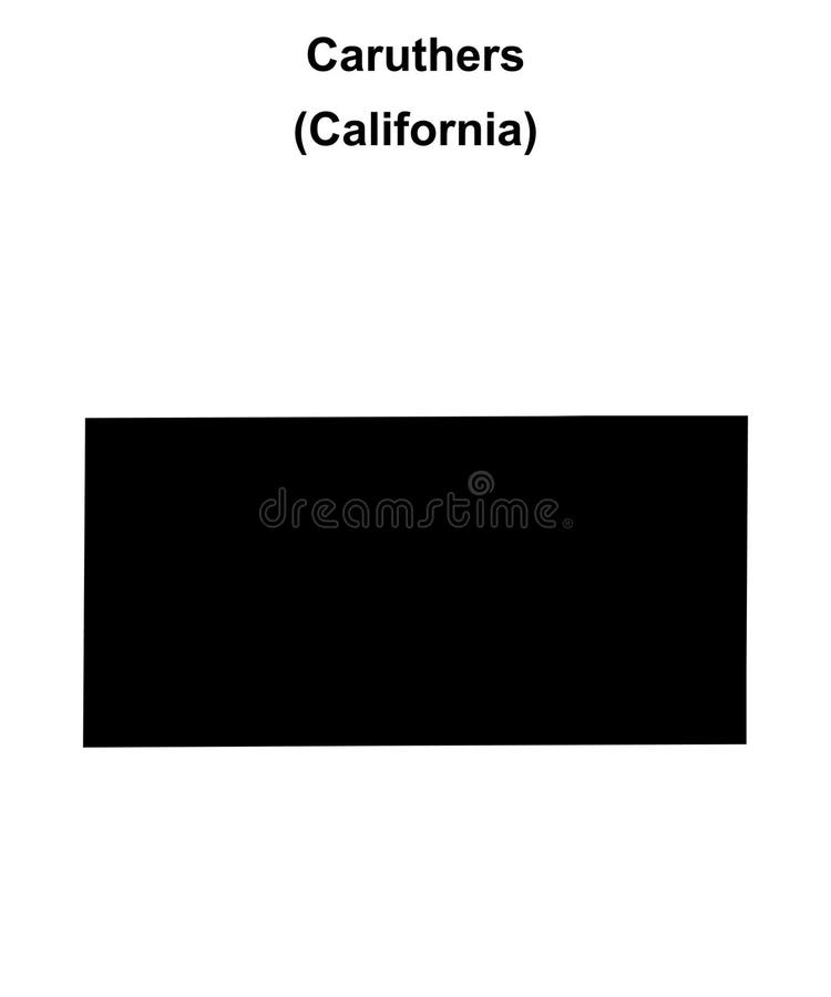Caruthers Outline Map Stock Illustrations – 1 Caruthers Outline Map ...