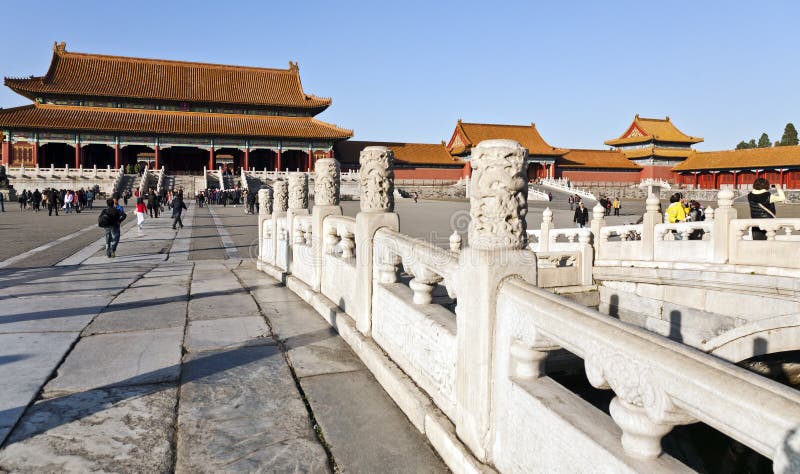 Carve Stone Bridge Hand Rails Editorial Stock Photo - Image of bridge ...