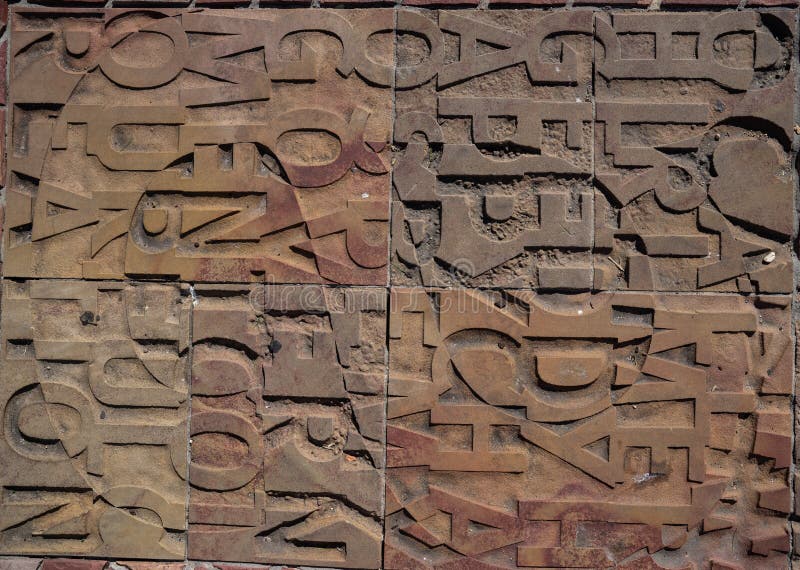 LETTERS in STONE stock photo. Image of light, words, carved - 1451704