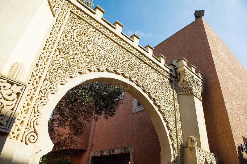 Carved gates stock image. Image of modern, view, style - 62978021