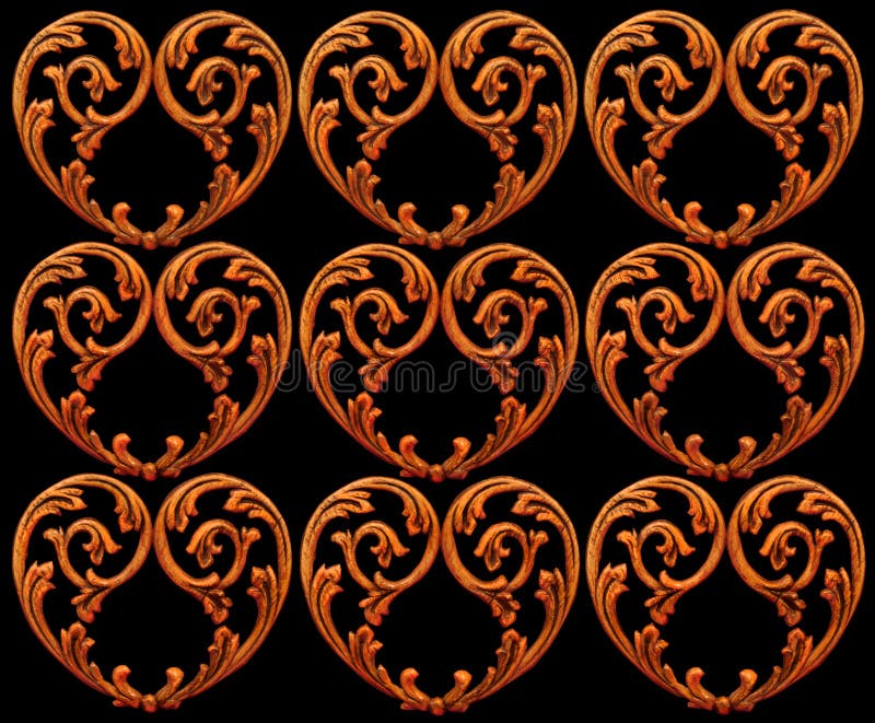Carved Hearts stock image. Image of tracery, artistic - 20075645