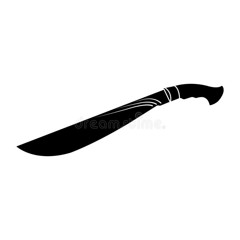 Carved machete design stock vector. Illustration of vector - 331701095