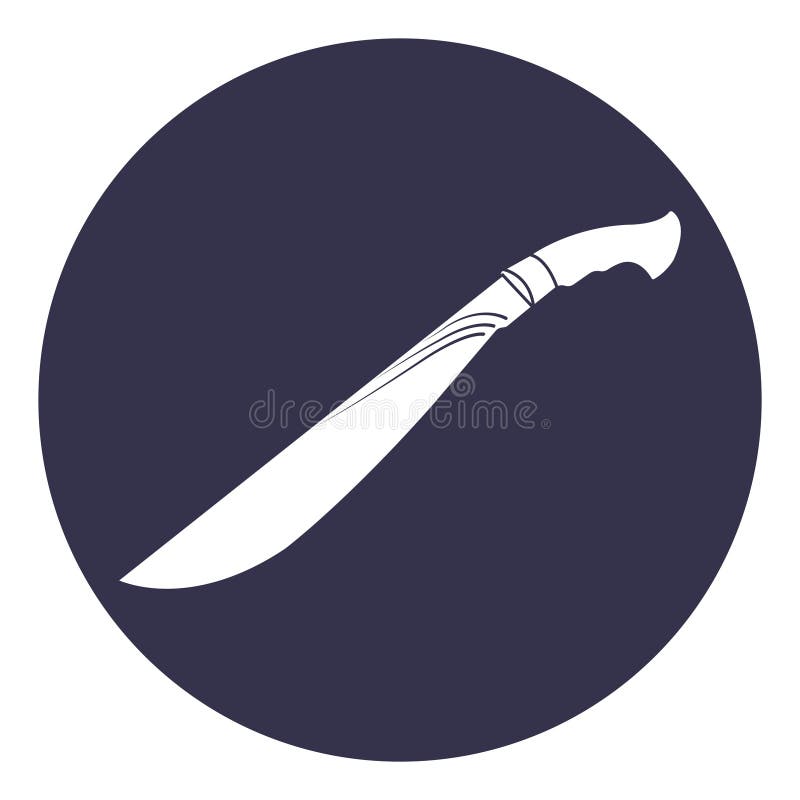 Carved machete design stock vector. Illustration of military - 331701074