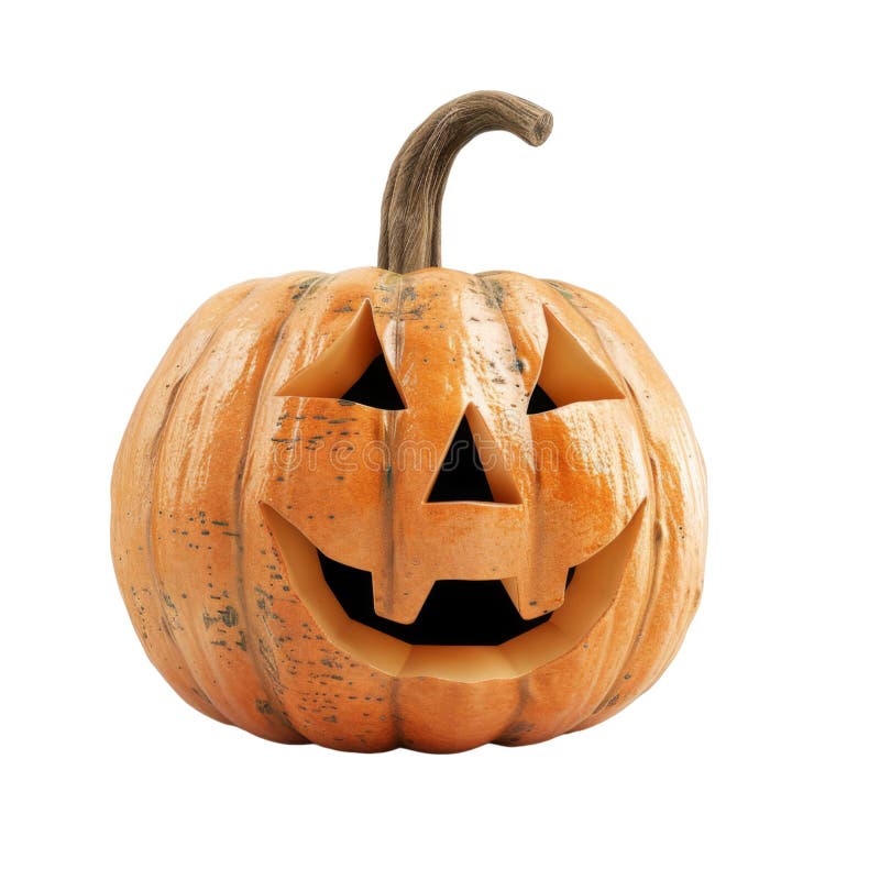 Carved Pumpkin with a Smiling Face Stock Photo - Illustration of mouth ...