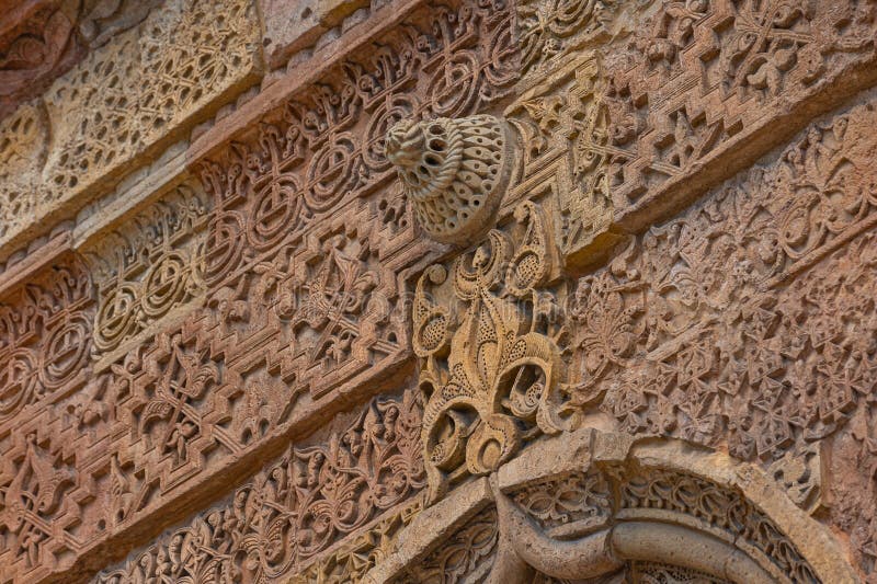Carved Stone Decorations of Great Mosque of Divrigi. Islamic ...