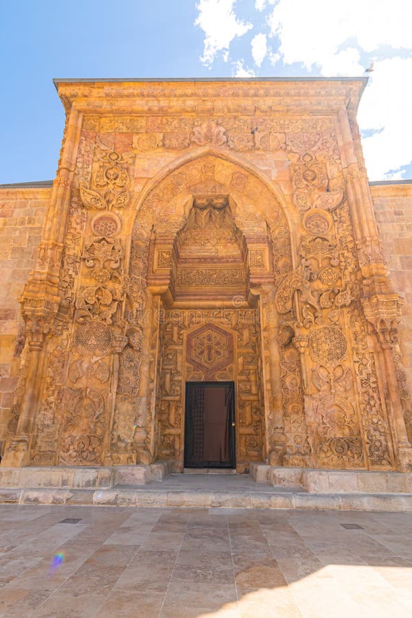 Carved Stone Decorations of the Main Gate of Great Mosque of Divrigi ...