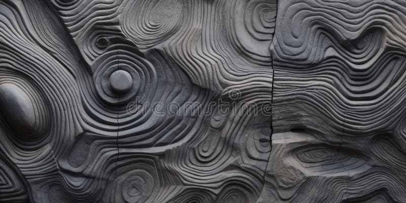 Carved Stone Texture, Geological Layers with Designs and Patterns ...