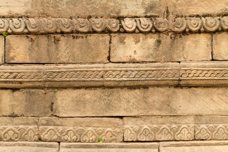 Carved temple wall stock image. Image of background, temple - 17908103