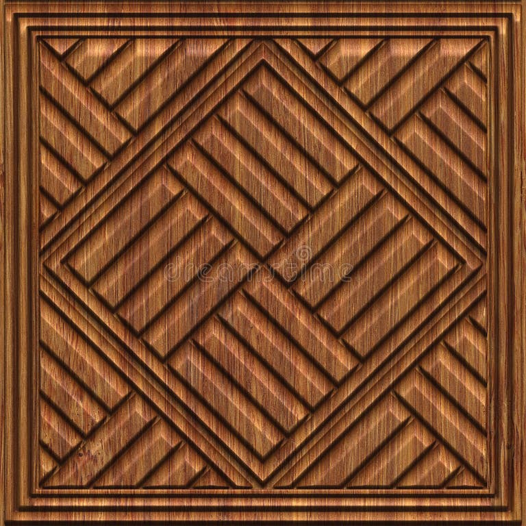 Carved Wood Panel Seamless Texture Stock Illustrations – 628 Carved ...