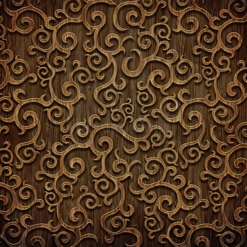Carved wooden pattern stock photo. Image of material - 35266834