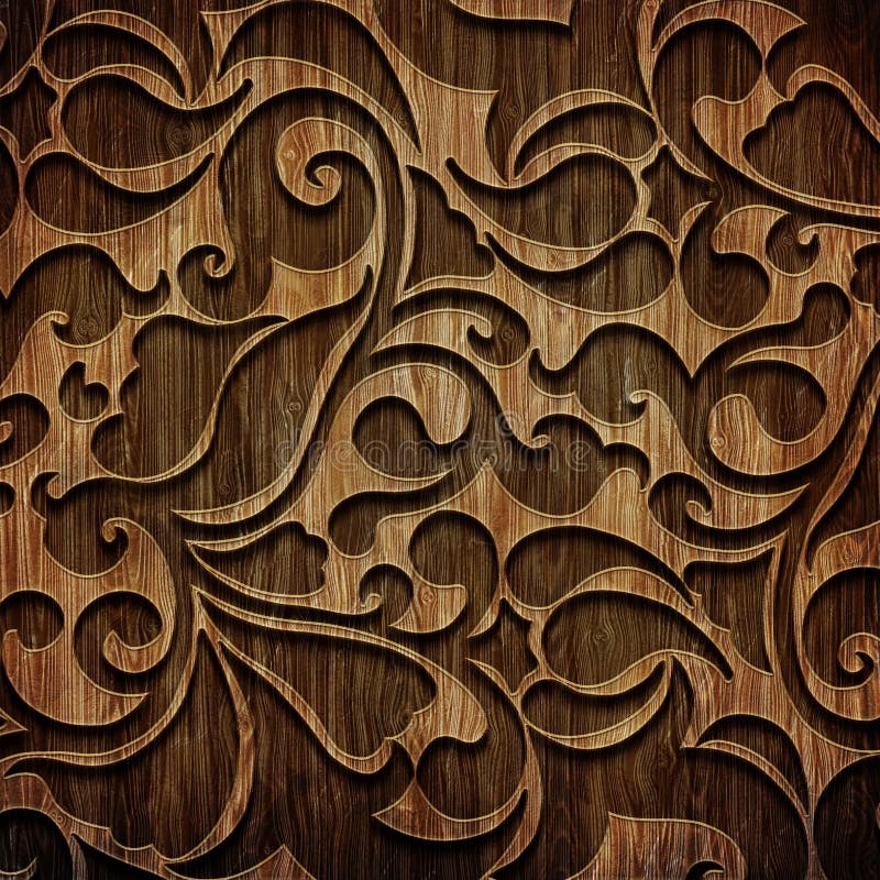 Carved wooden pattern stock photo. Image of decoration - 35266834