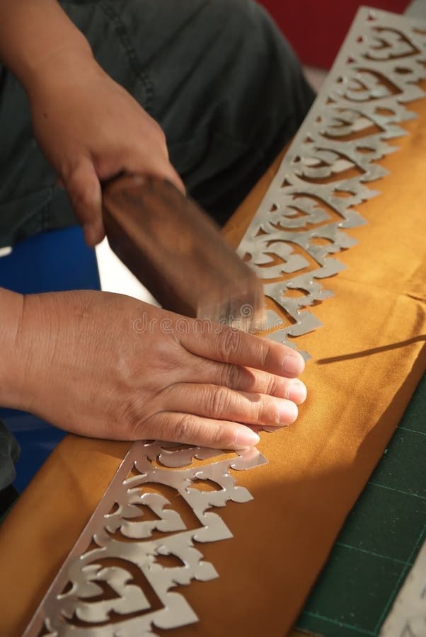 Carver stock image. Image of folk, flower, chisel, craftsman - 42213805