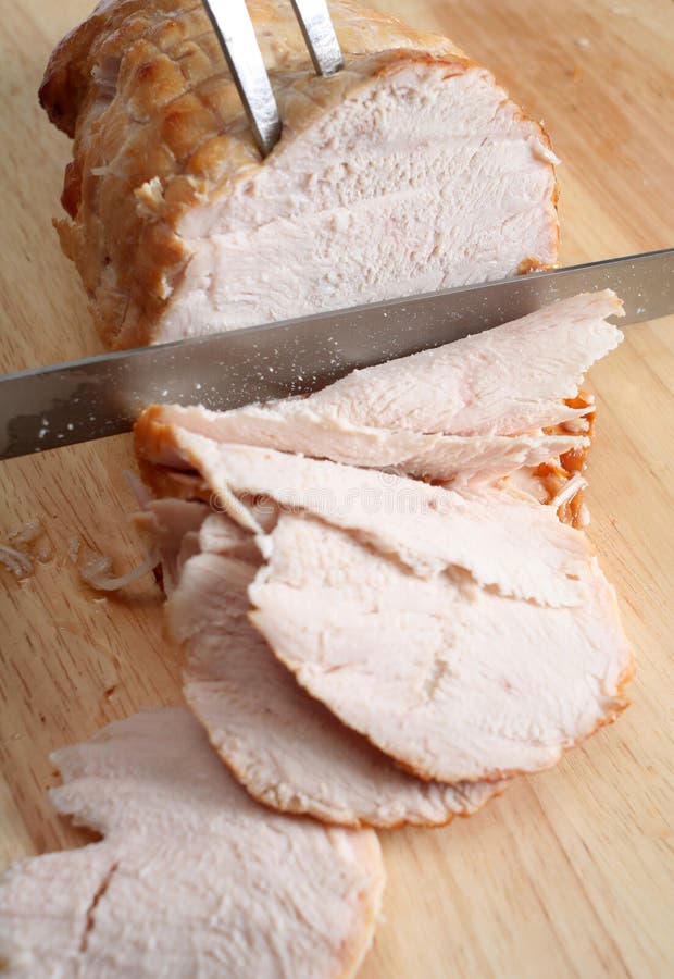 Carving turkey breast 5633 stock image. Image of succulent - 6283623