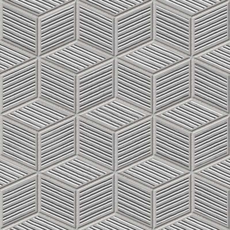 Carving Cube Pattern on Plaster Background Seamless Texture, Patchwork ...