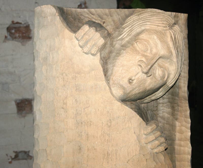 Carving od wood editorial image. Image of carving, face - 48398570