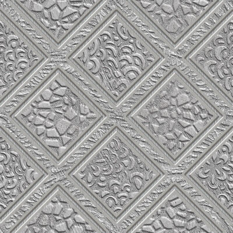 Carving Squares Pattern on Background Seamless Texture, Patchwork ...