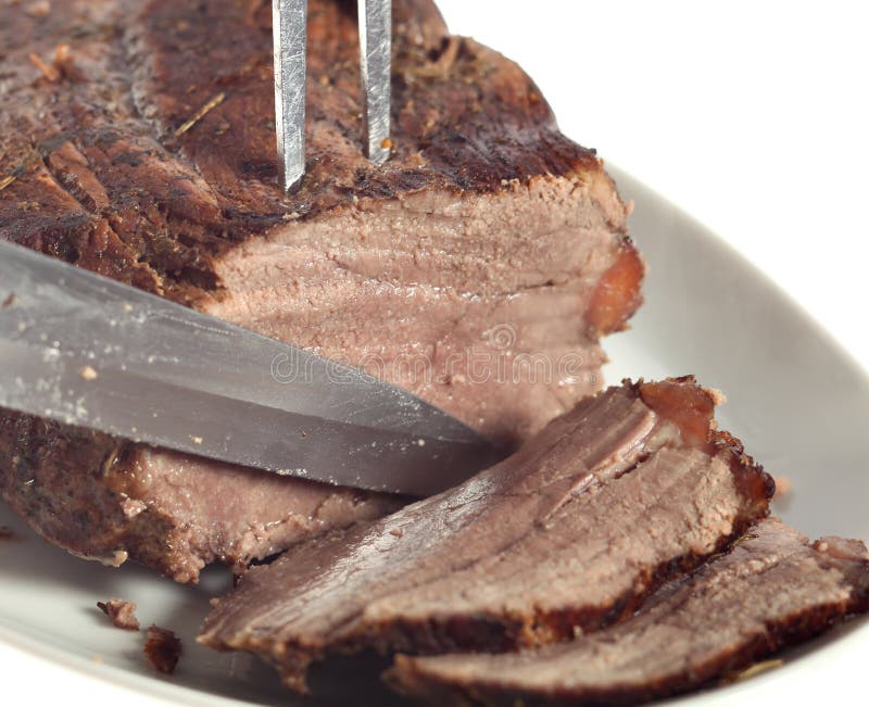 Carving a topside joint stock image. Image of horizontal - 11147055