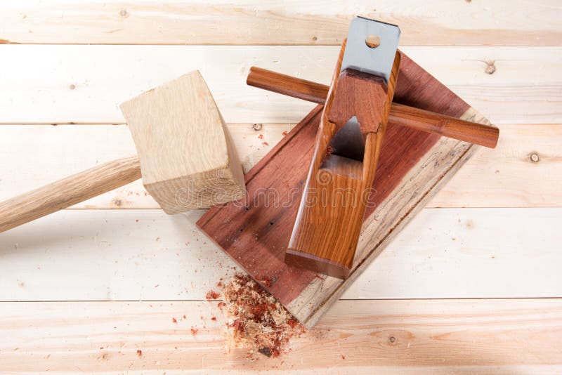 Carving Wood with Handtools Stock Photo - Image of construction ...