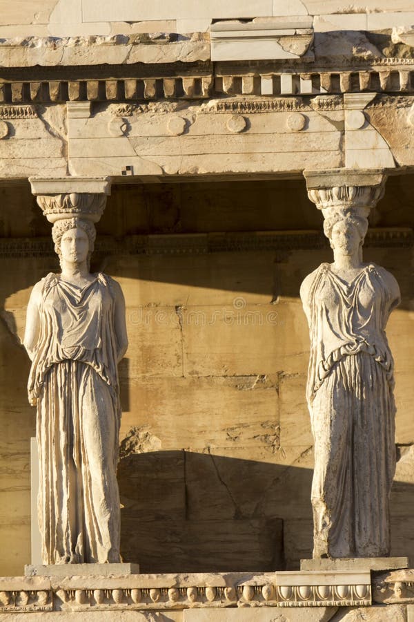 Caryatid stock image. Image of statue, beauty, temple - 44901411