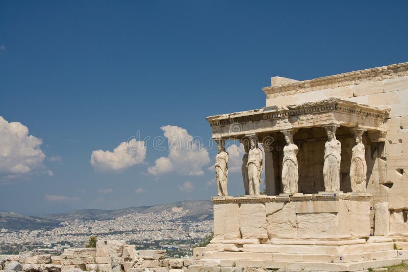 Caryatids stock photo. Image of destination, history, porch - 5192216
