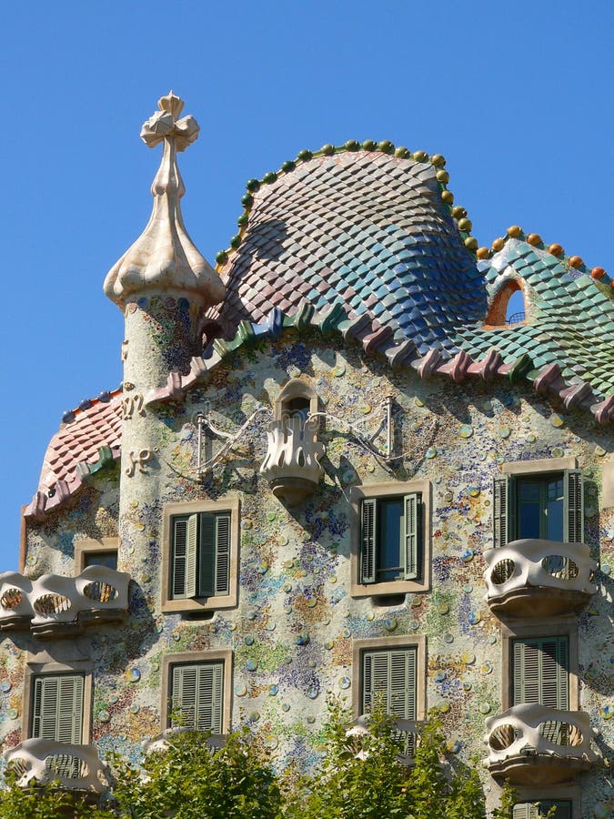 Casa Batllo editorial stock image. Image of bizarre, architecture - 366929