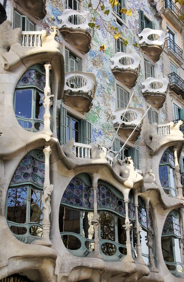 Casa Batllo, Barcelona editorial image. Image of famous - 53711975