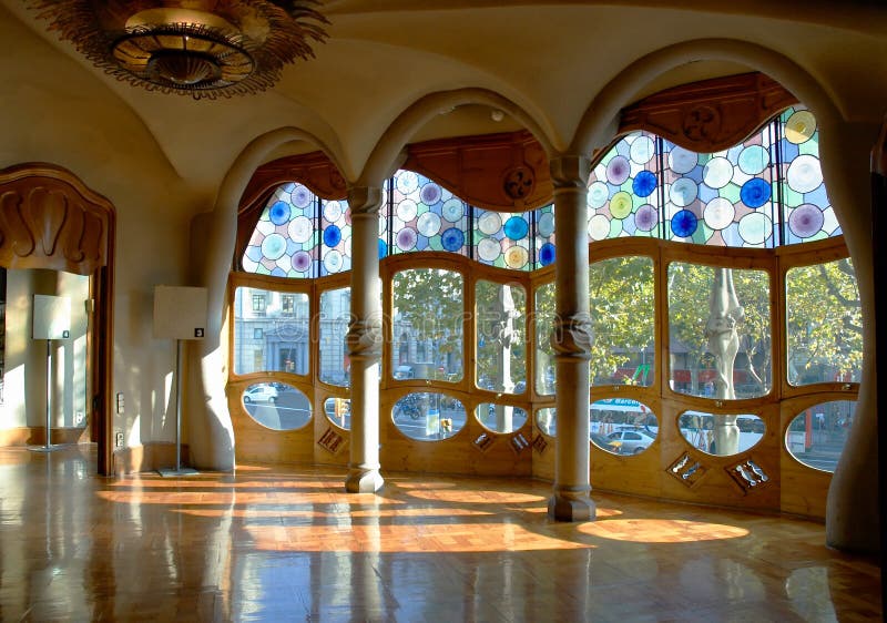 Casa Battlo, Interior editorial stock image. Image of antonio - 353649
