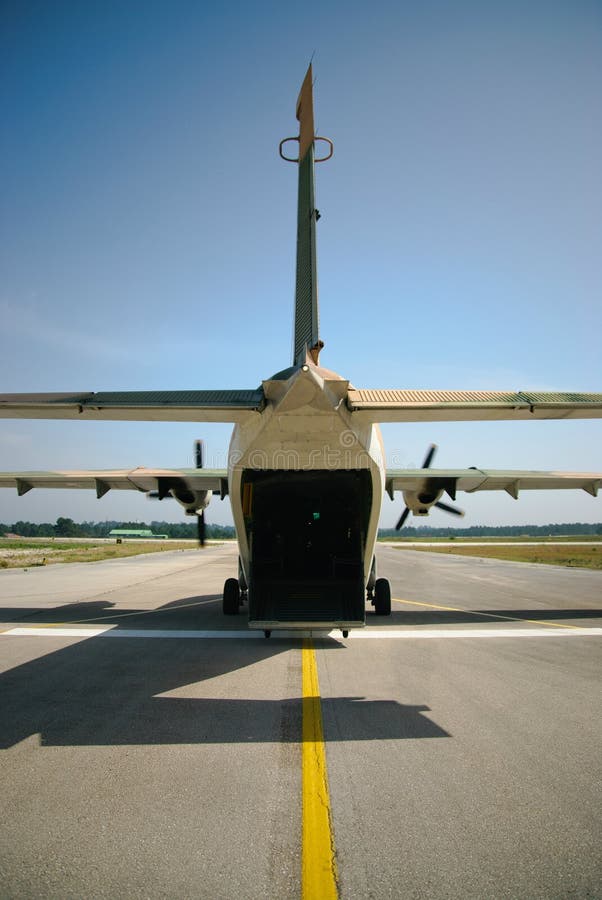 CASA C-212 Aviocar stock image. Image of airplane, ramp - 24666947