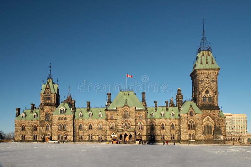 Casa Canadiense Del Parlamento Foto de archivo - Imagen de nubes ...