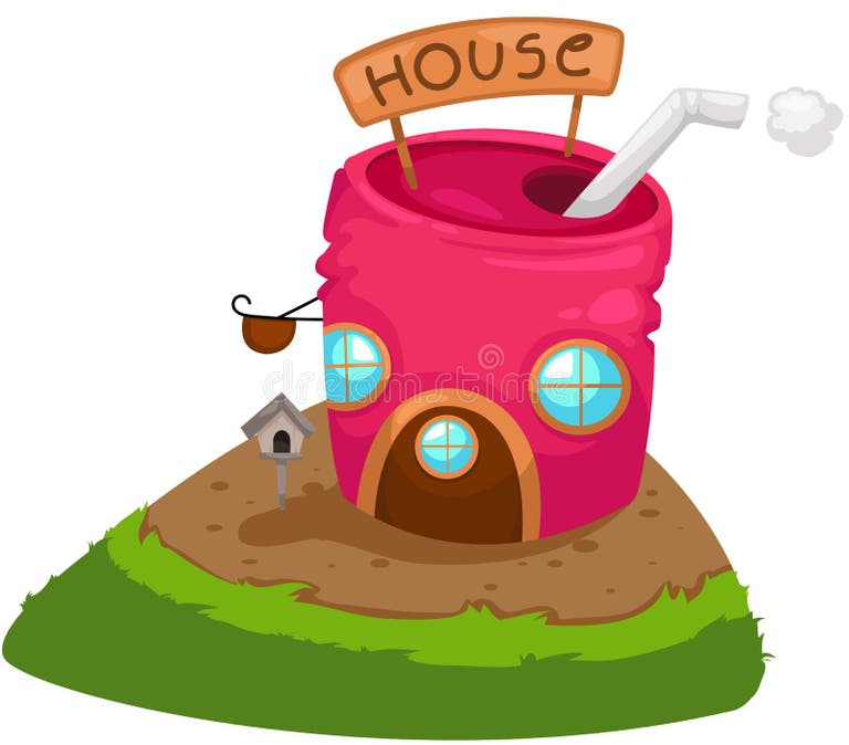 Casa conservada ilustración del vector. Ilustración de lata - 22695301