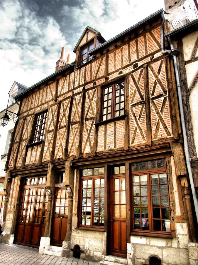 Casas medievales, Francia imagen de archivo. Imagen de cultura - 25575797